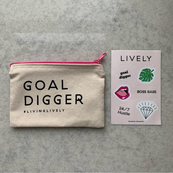 Lively | Storage & Organization | Lively Zipper Pouch Stickers | Poshmark